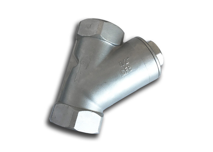 Bsp / Bspt / Npt Threaded Y Strainer 1- 1/2" Inch Stainless Steel 304 ...