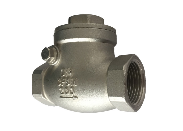 1 Inch 200 Psi Stainless Steel Check Valve Npt / Bsp / Bspt Threaded