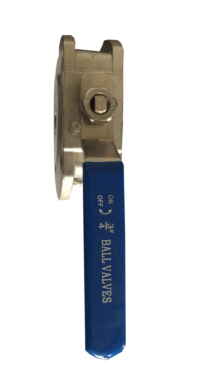 1 PC Wafer Flanged Ball Valve CF8M Casting API 598 Standarded With Full ...