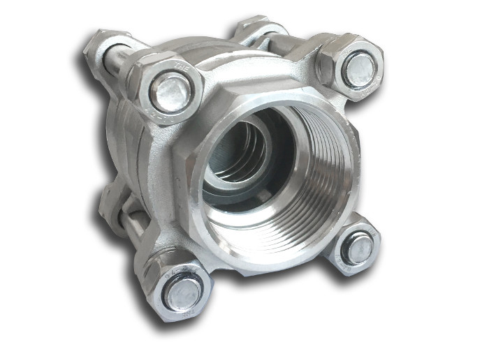 1-1/4" stainless steel 304 or 316 bspp, bspt, npt threaded, PN63 ...