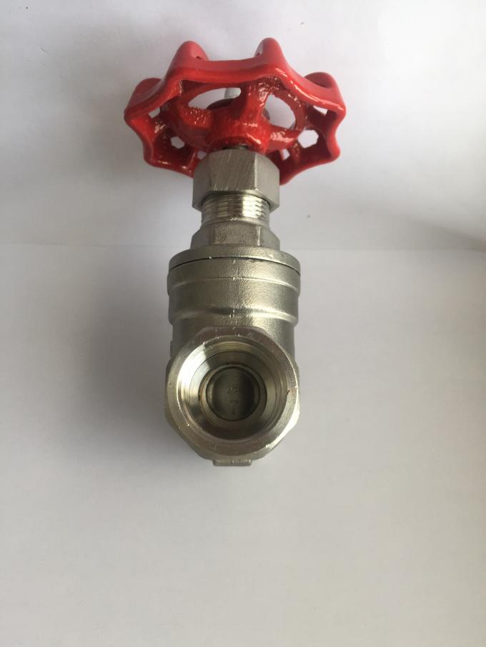 1/2 to 12 inch 316 Stainless Steel Gate Valve Silvery White Color